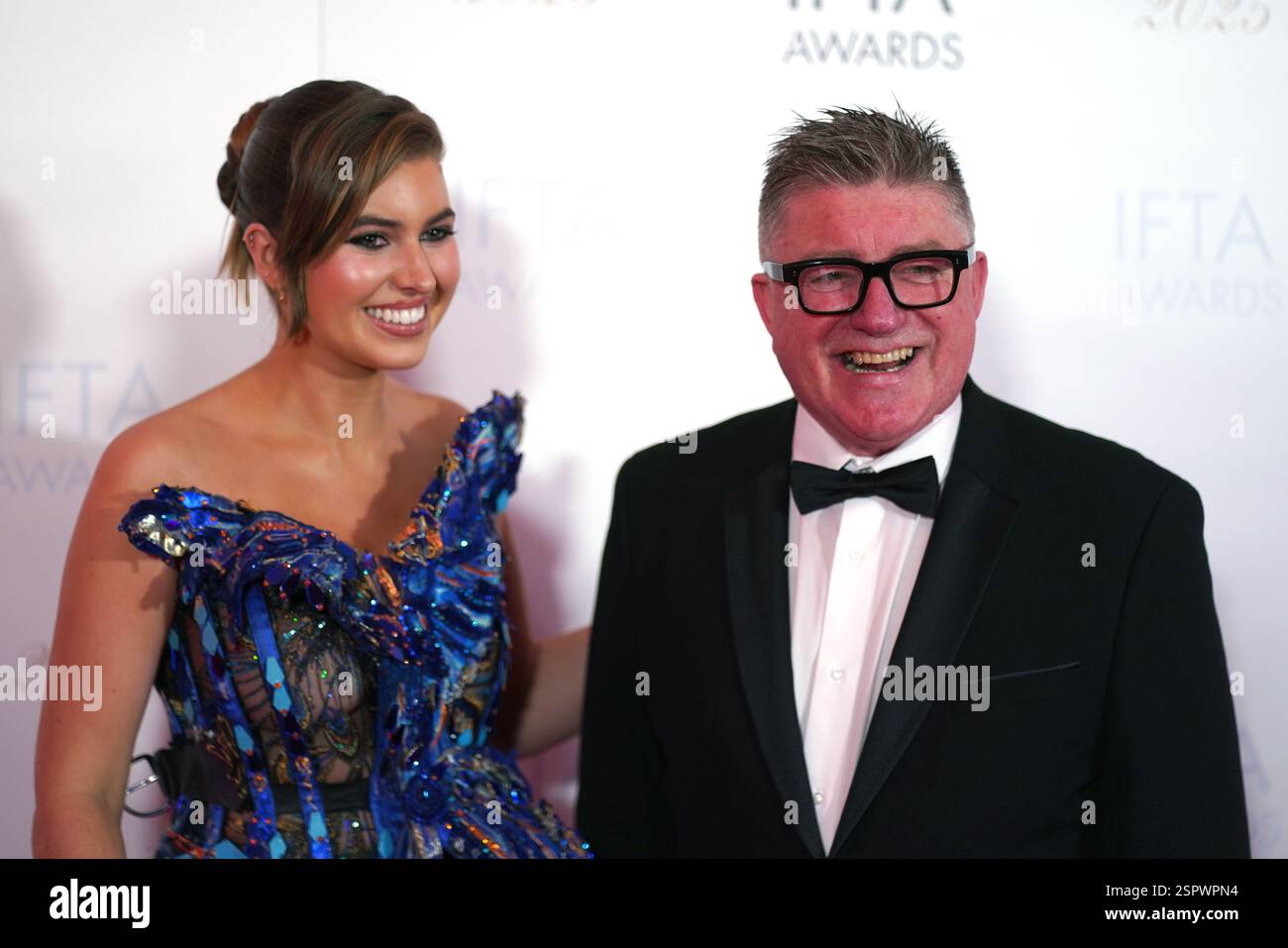 Faye Shortt and Pat Shortt attending the Irish Film and Television ...