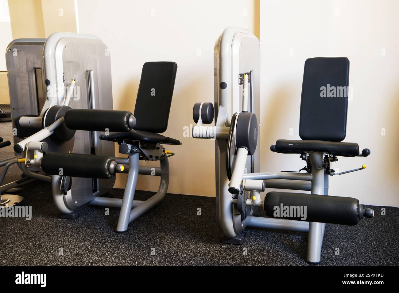 Selection of different exercise machines at the gym Stock Photo - Alamy