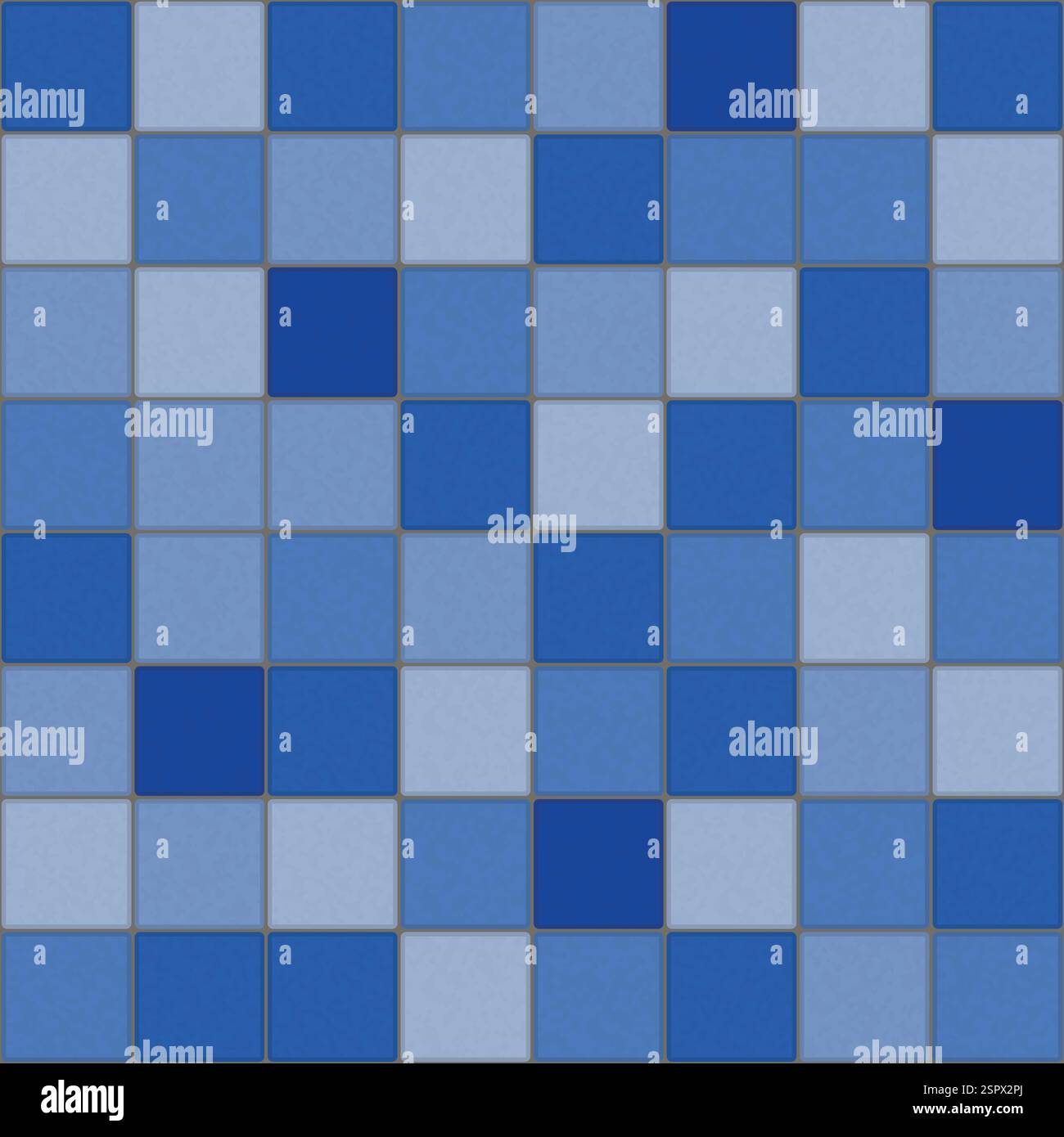 Blue tile floor made of square tiles, seamless pattern Stock Vector ...