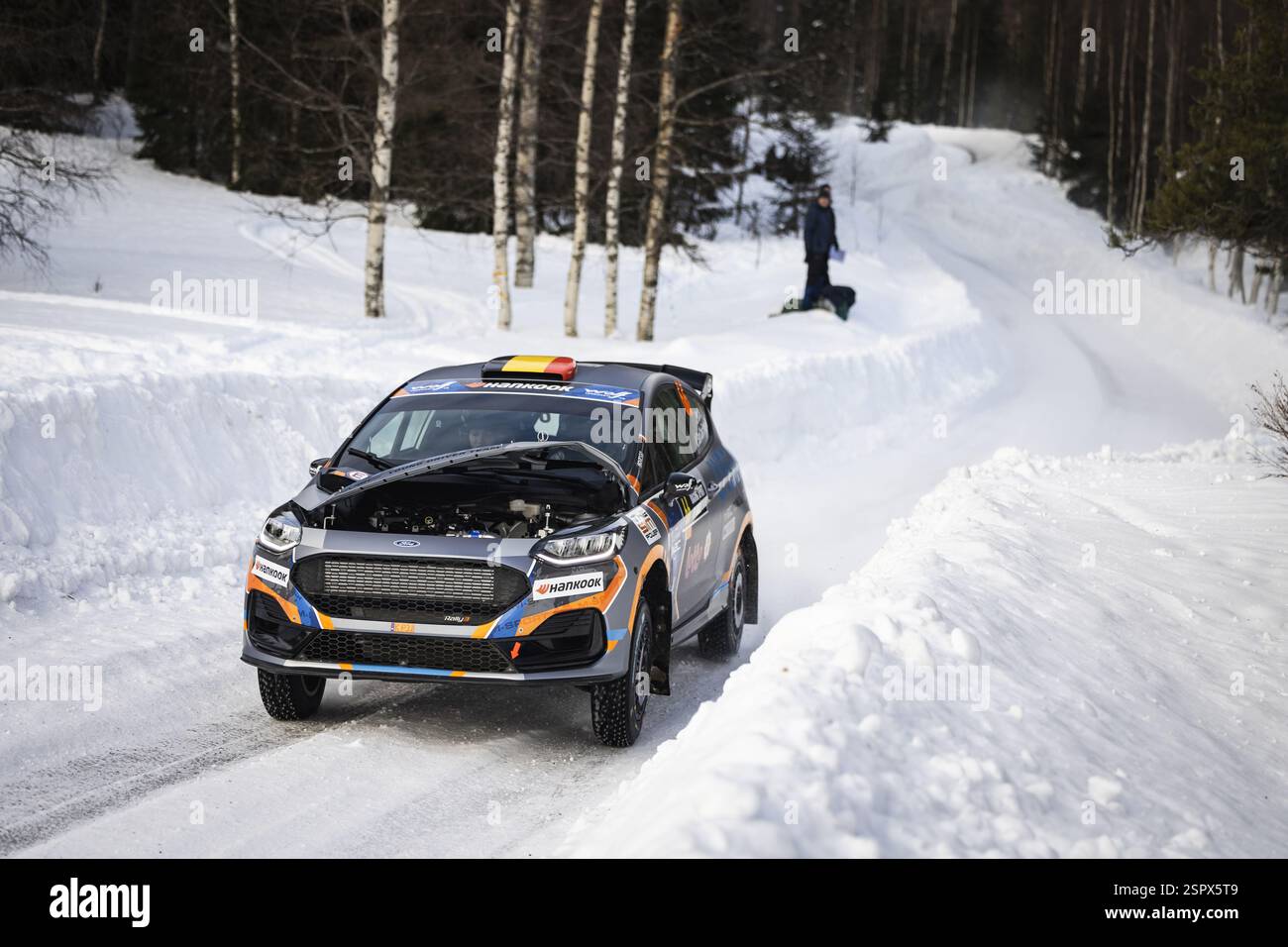 66 Lyssia BAUDET, Lea SAM CAW FREVE, Ford Fiesta Rally3, action during ...