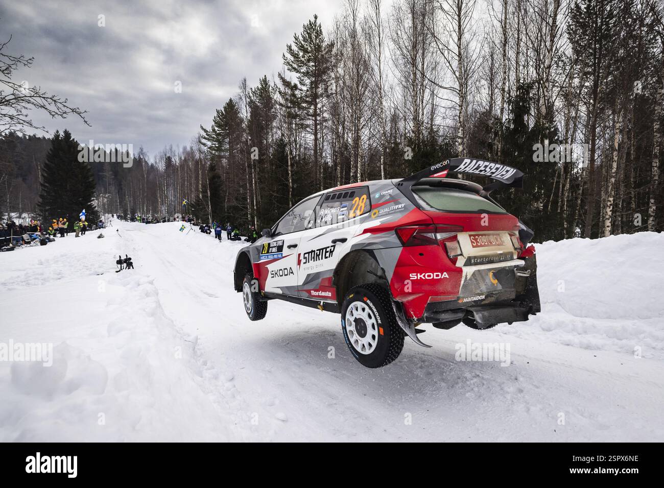 28 Robert VIRVES, Jakko VIILO, Skoda Fabia RS Rally2, action during the ...
