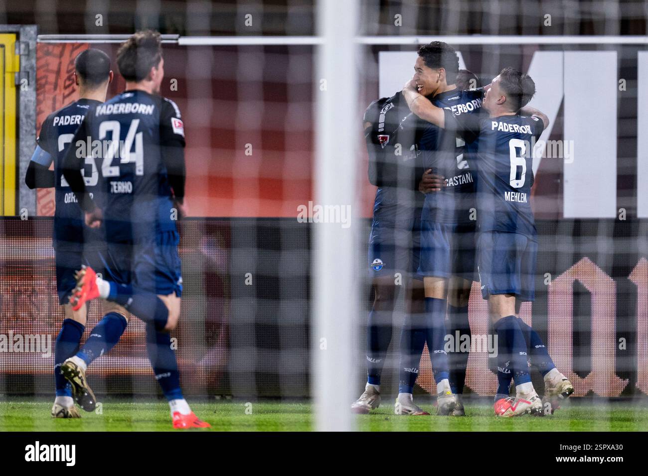 Paderborn, Germany. 14th Feb, 2025. Soccer: Bundesliga 2, SC Paderborn ...