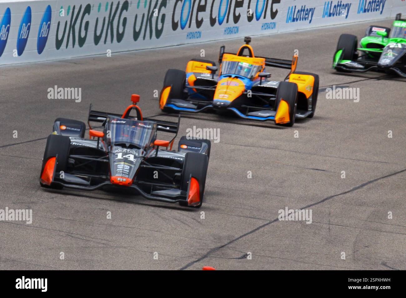 Newton Iowa, July 14, 2024: Hy-Vee INDYCAR Race 2 at Iowa Speedway ...