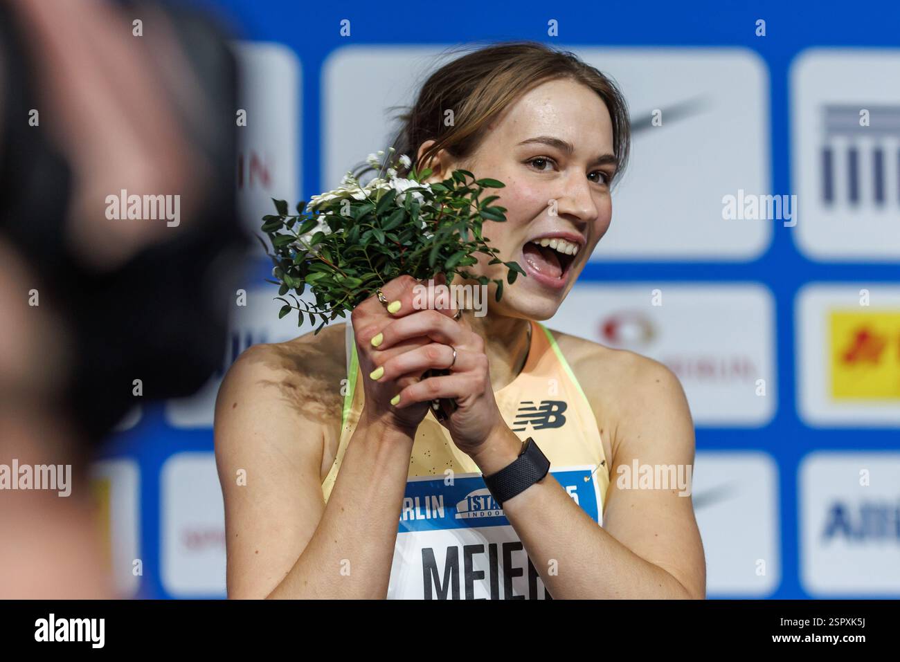 Berlin, Germany. 14th Feb, 2025. Athletics/indoor: Meeting, decision ...
