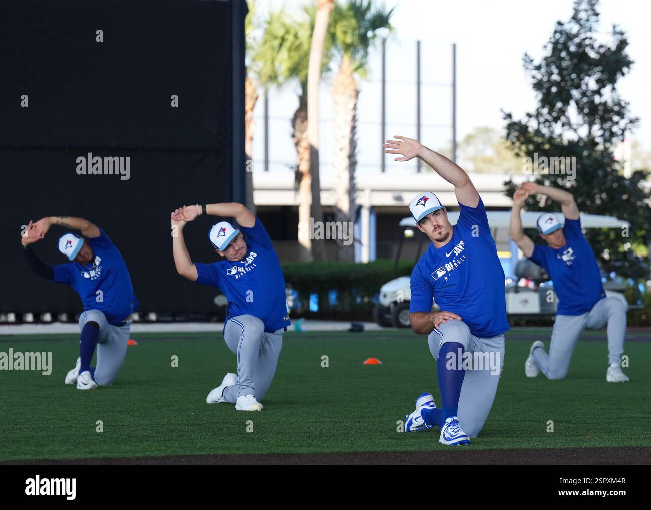 Dunedin, United States. 14th Feb, 2025. Toronto Blue Jays pitcher Ryan ...