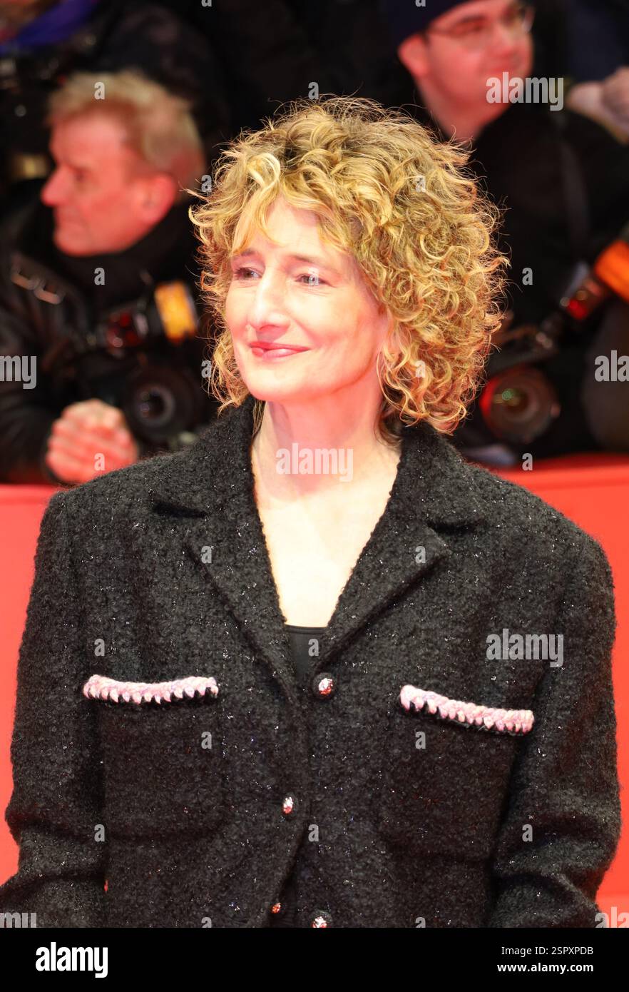 Berlin, Germany, 14th February 2025, Tricia Tuttle arriving on the red ...