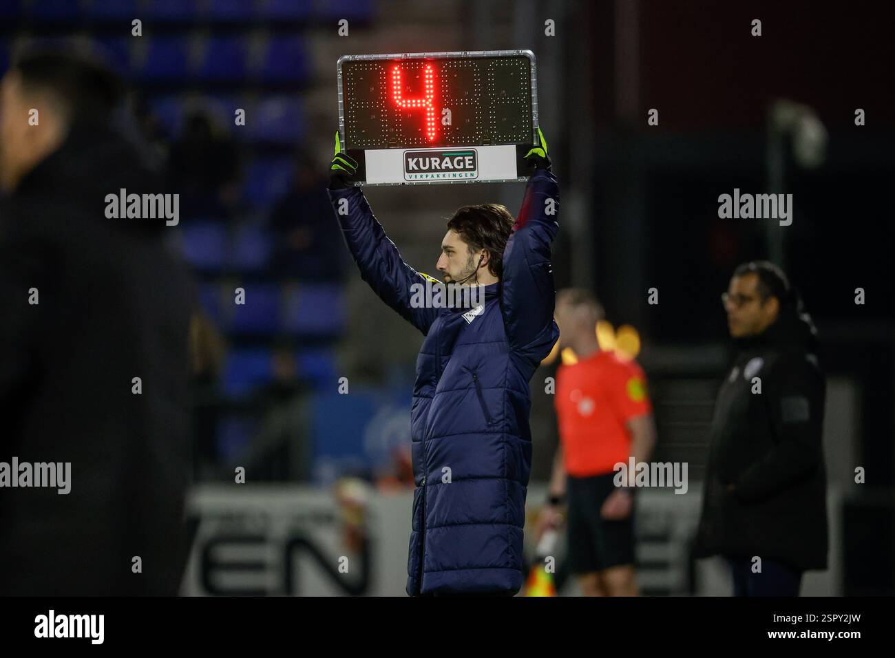 'S-HERTOGENBOSCH, NETHERLANDS - FEBRUARY 14: Fourth official Daniël ...