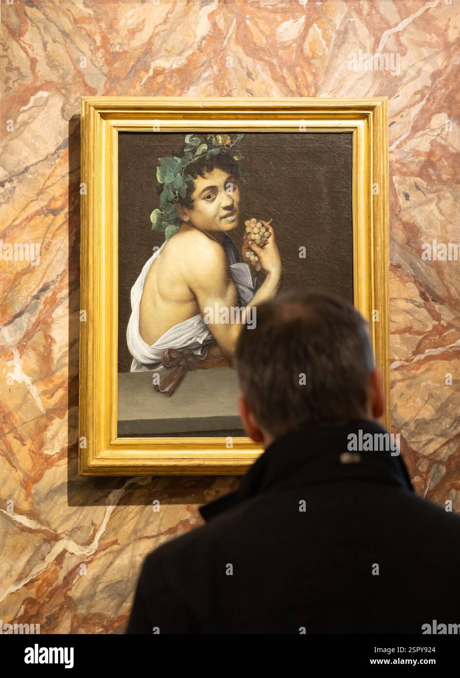 Rome, Italy - 28 December 2023: Self-portrait as the Sick Bacchus by ...