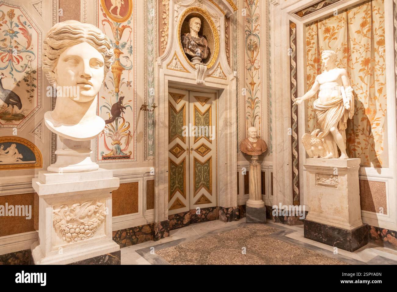 Rome, Italy - 28 December 2023: Galleria Borghese - Borghese Gallery ...