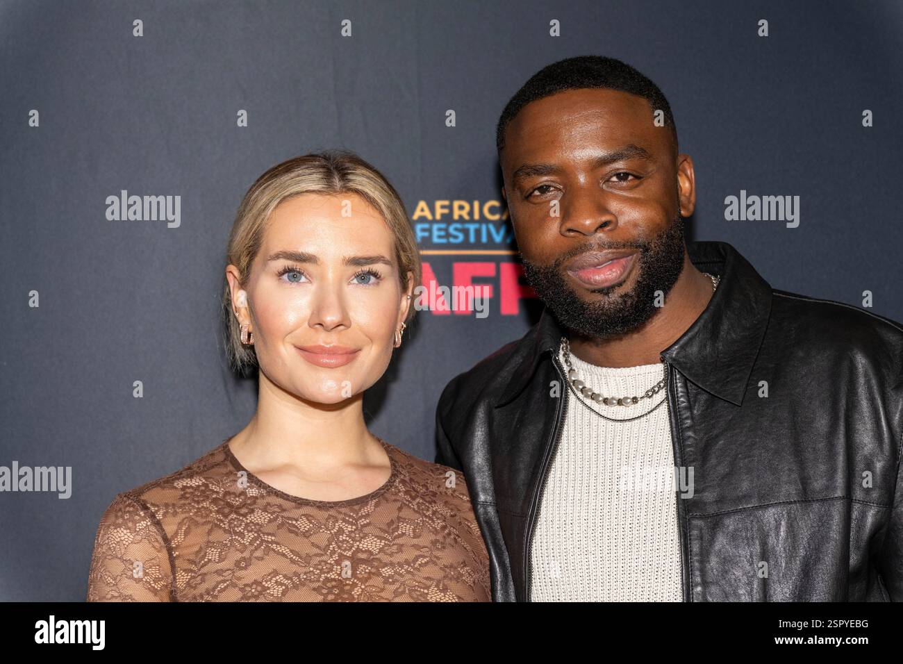 Jennifer Goldasic and Actor Thomas Copeland Jr attend the Los Angeles ...