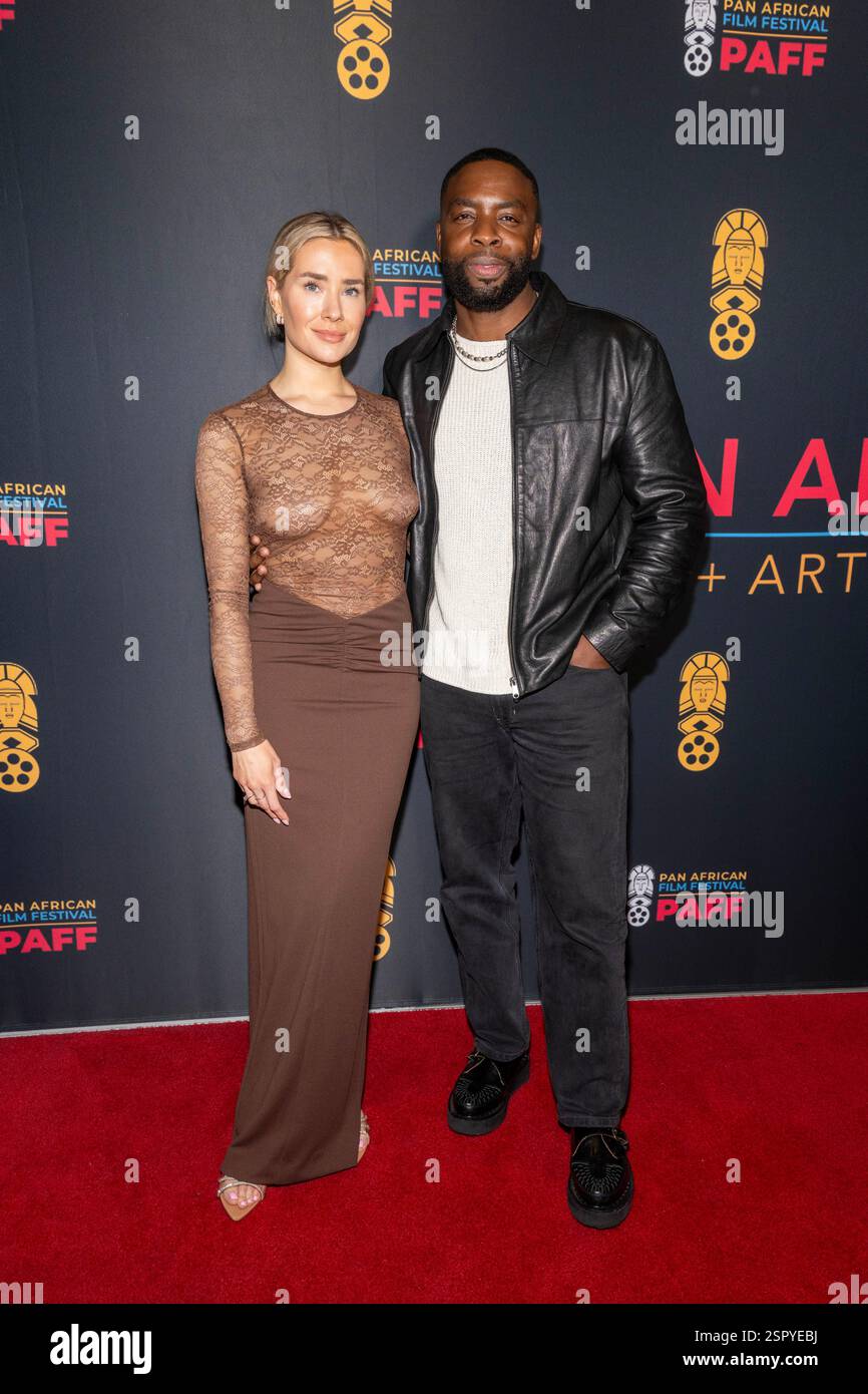 Jennifer Goldasic and Actor Thomas Copeland Jr attend the Los Angeles ...