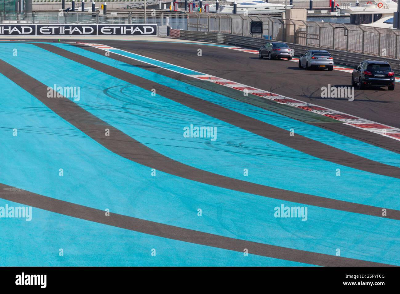 F1 Race Track Abu Dhabi, Yas Stock Photo - Alamy
