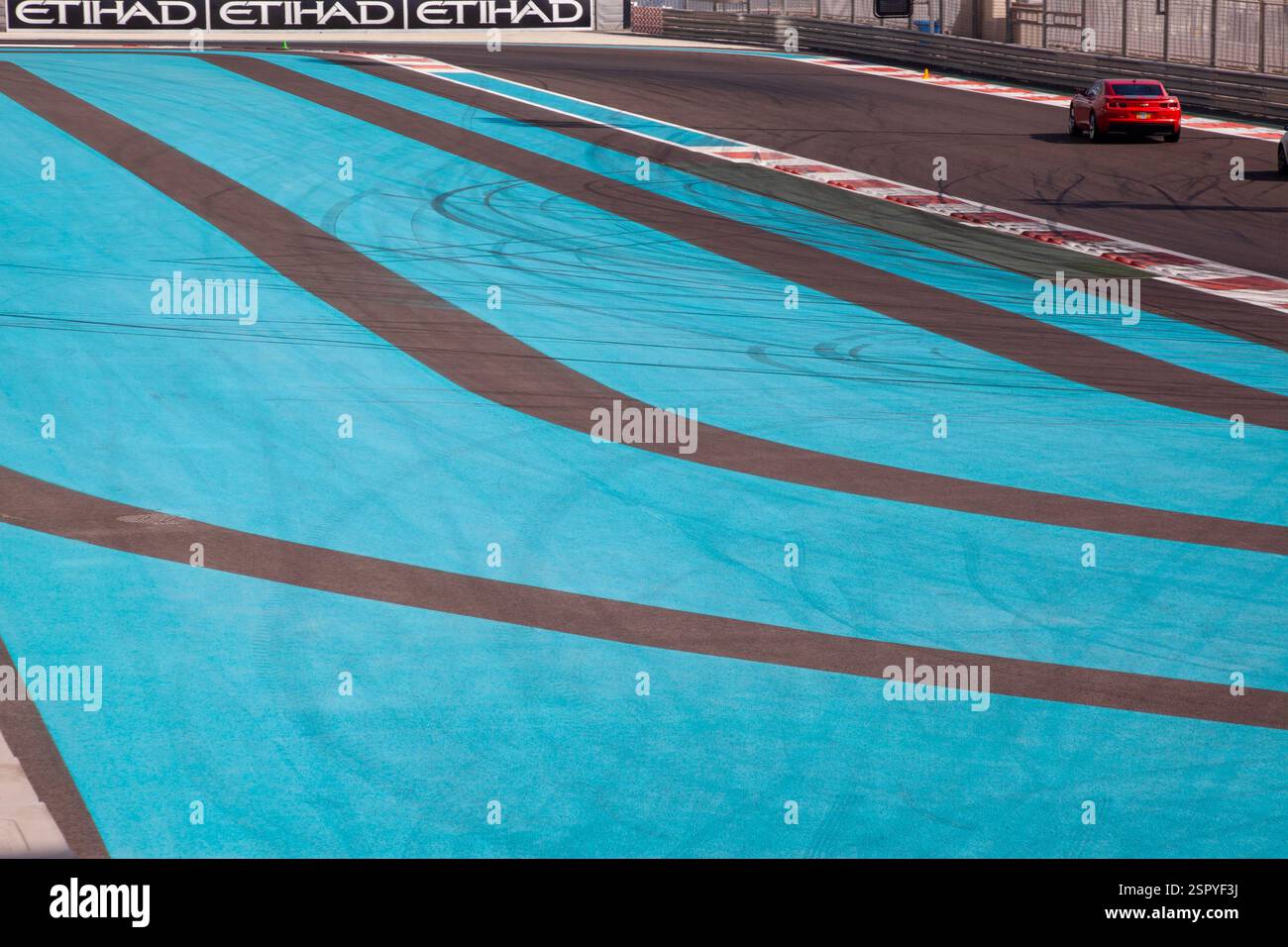 F1 Race Track Abu Dhabi, Yas Stock Photo - Alamy