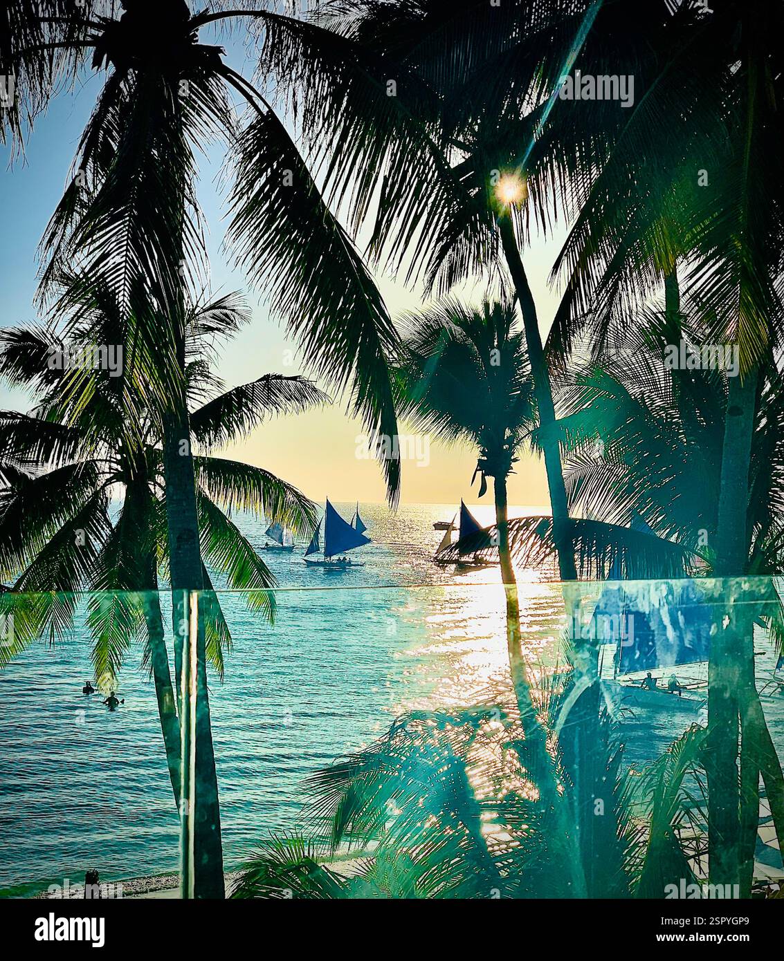 sunset view from the top Stock Photo - Alamy