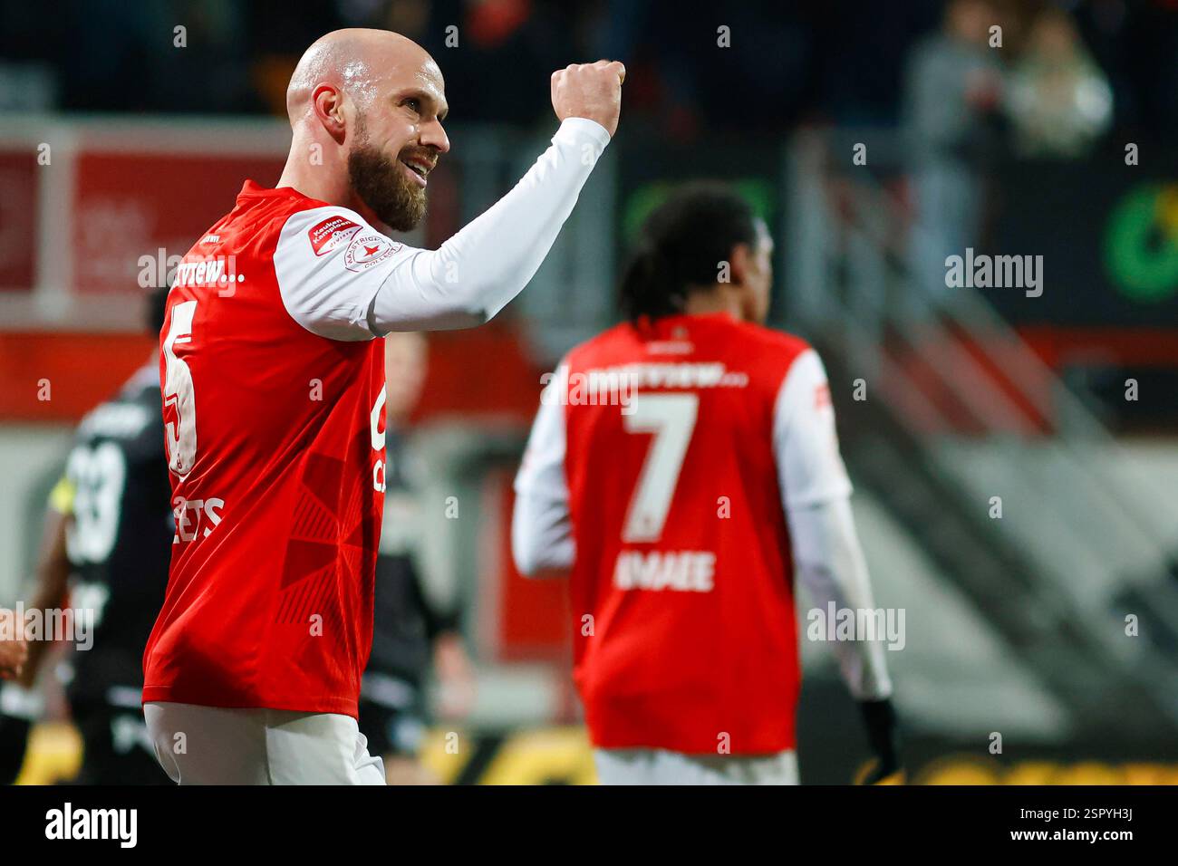 MAASTRICHT, NETHERLANDS - FEBRUARY 14: Bryan Smeets of MVV Maastricht ...