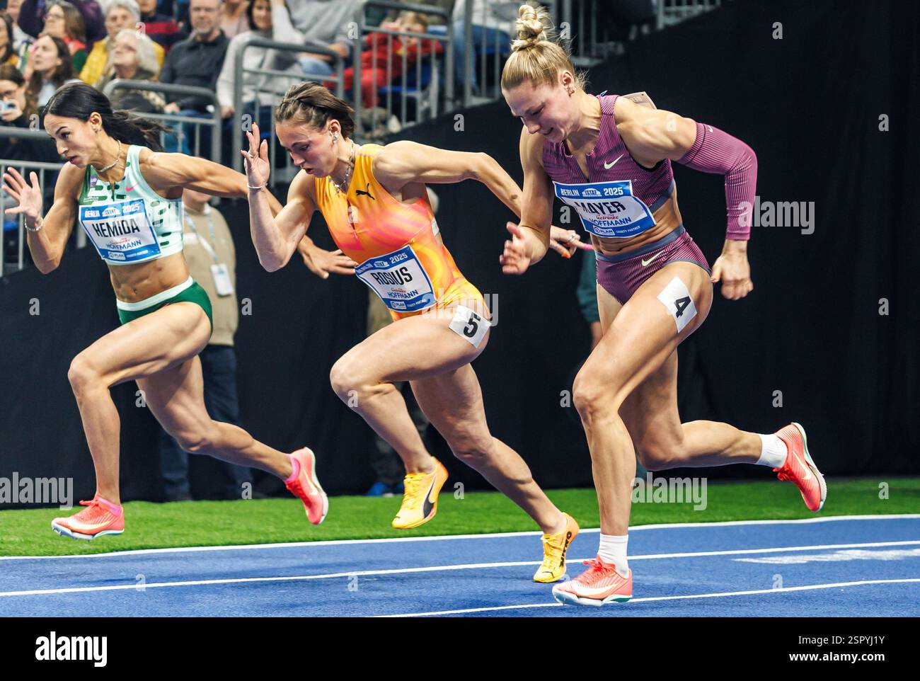 Berlin, Germany. 14th Feb, 2025. Athletics/indoor: Meeting, decision ...