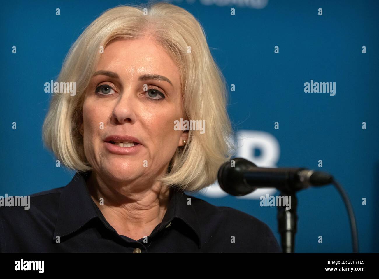 National Transportation Safety Board Chair Jennifer Homendy speaks ...