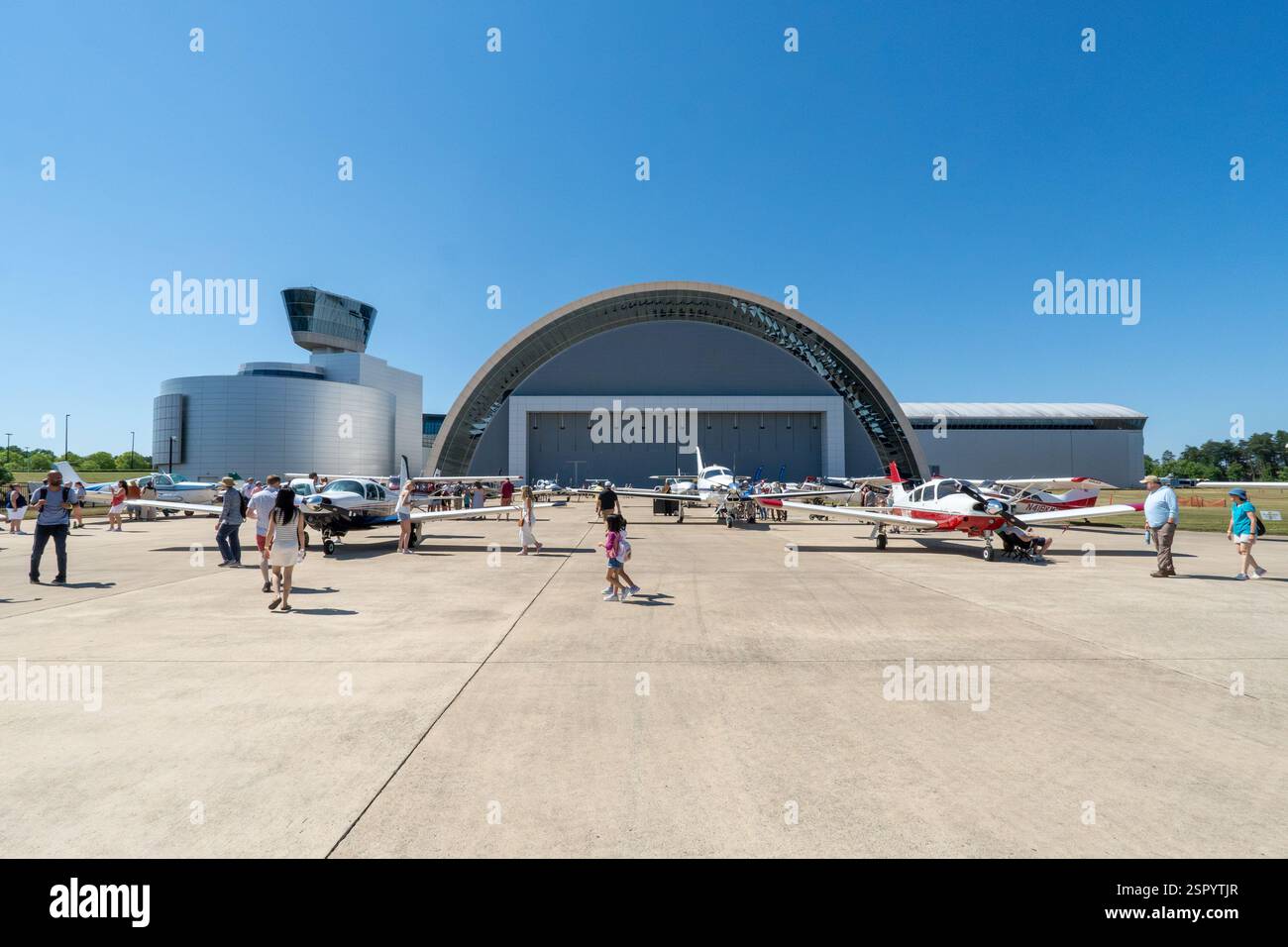 Innovations in flight at the Smithsonian Air and Space Museum. Udvar Hazy Center at Dulles ...