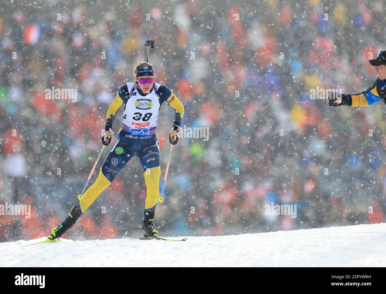 Lenzerheide, Switzerland. 14th Feb, 2025. IBU World Biathlon ...