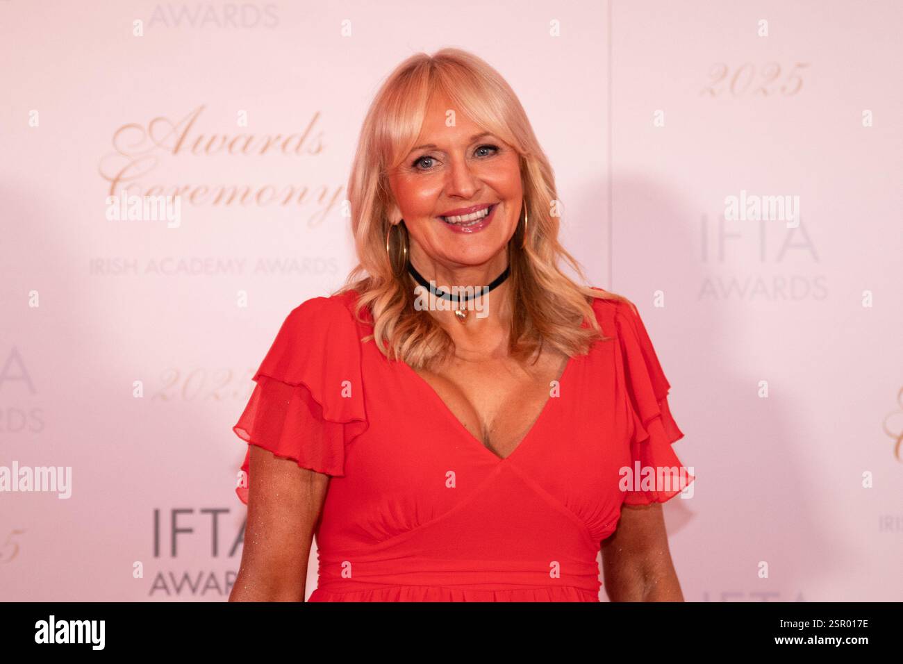 Dublin, Ireland – 14th February 2025 – Miriam O'Callaghan on the red ...