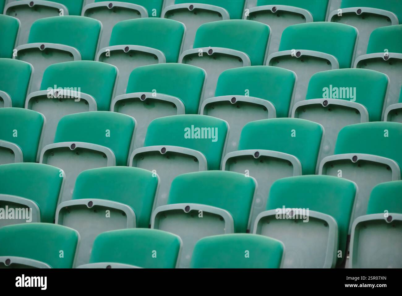 Chair pattern in perfect row Stock Photo - Alamy