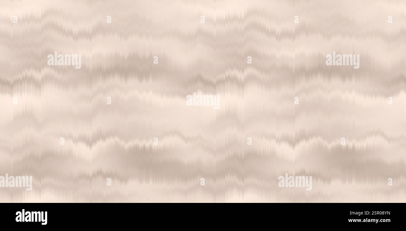 Soft brown space dyed washed border seamless pattern. Mocha tan effect ...