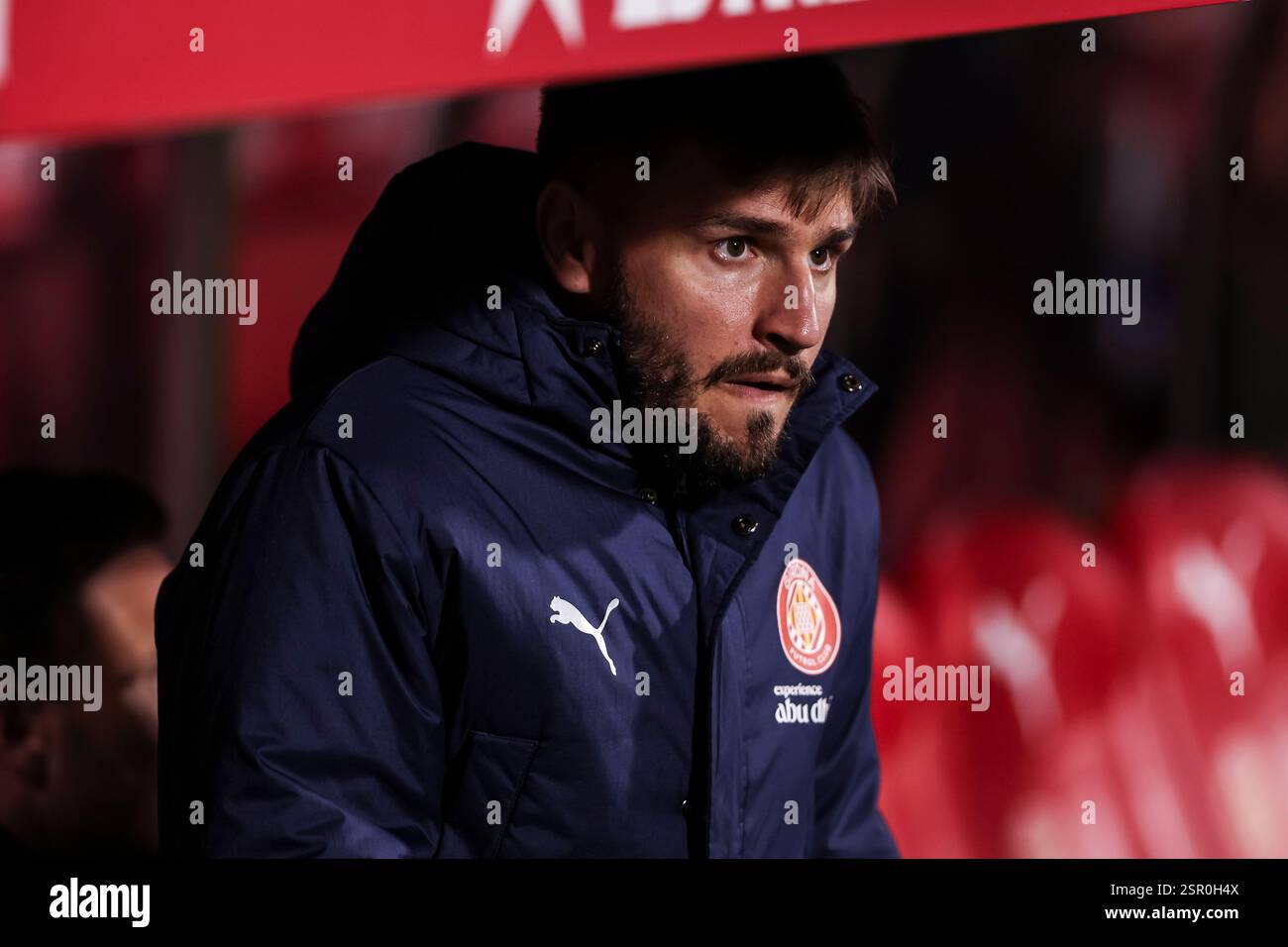 Cristian Portu of Girona FC looks on during the Spanish league, La Liga ...