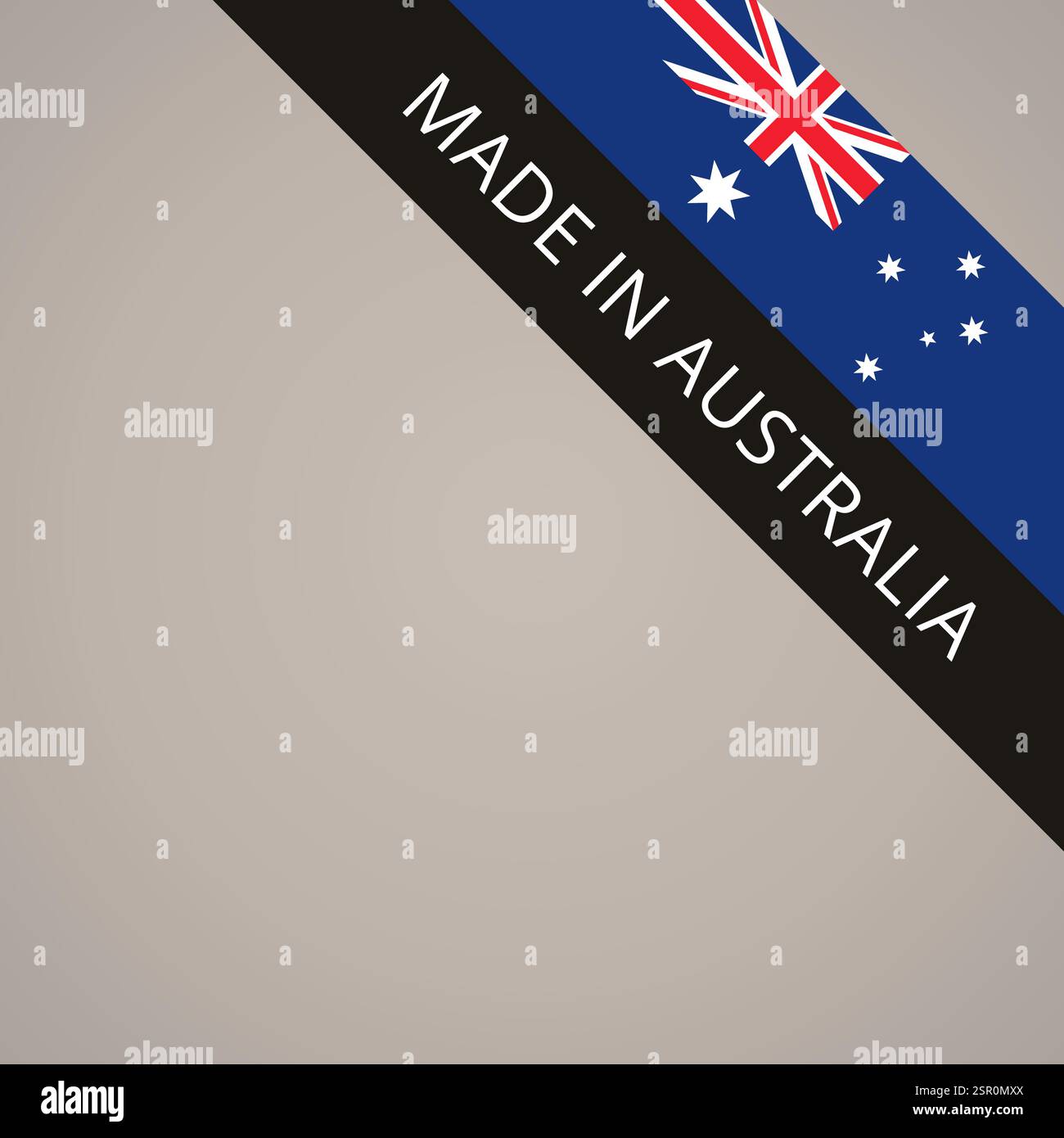 Made in Australia - corner symbol with Australian flag Stock Vector ...