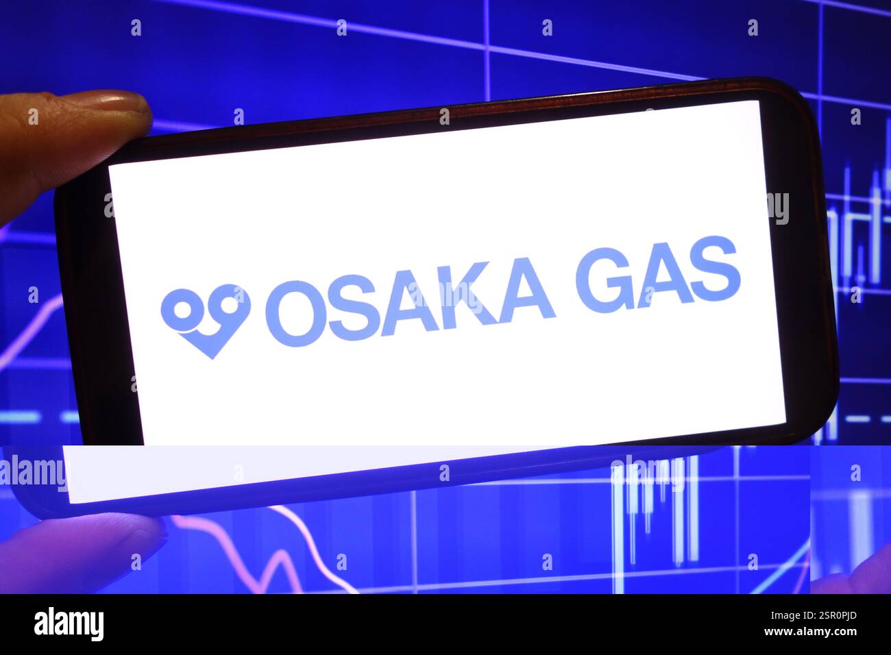 Poland. 14th Feb, 2025. In this photo illustration, the Osaka Gas ...