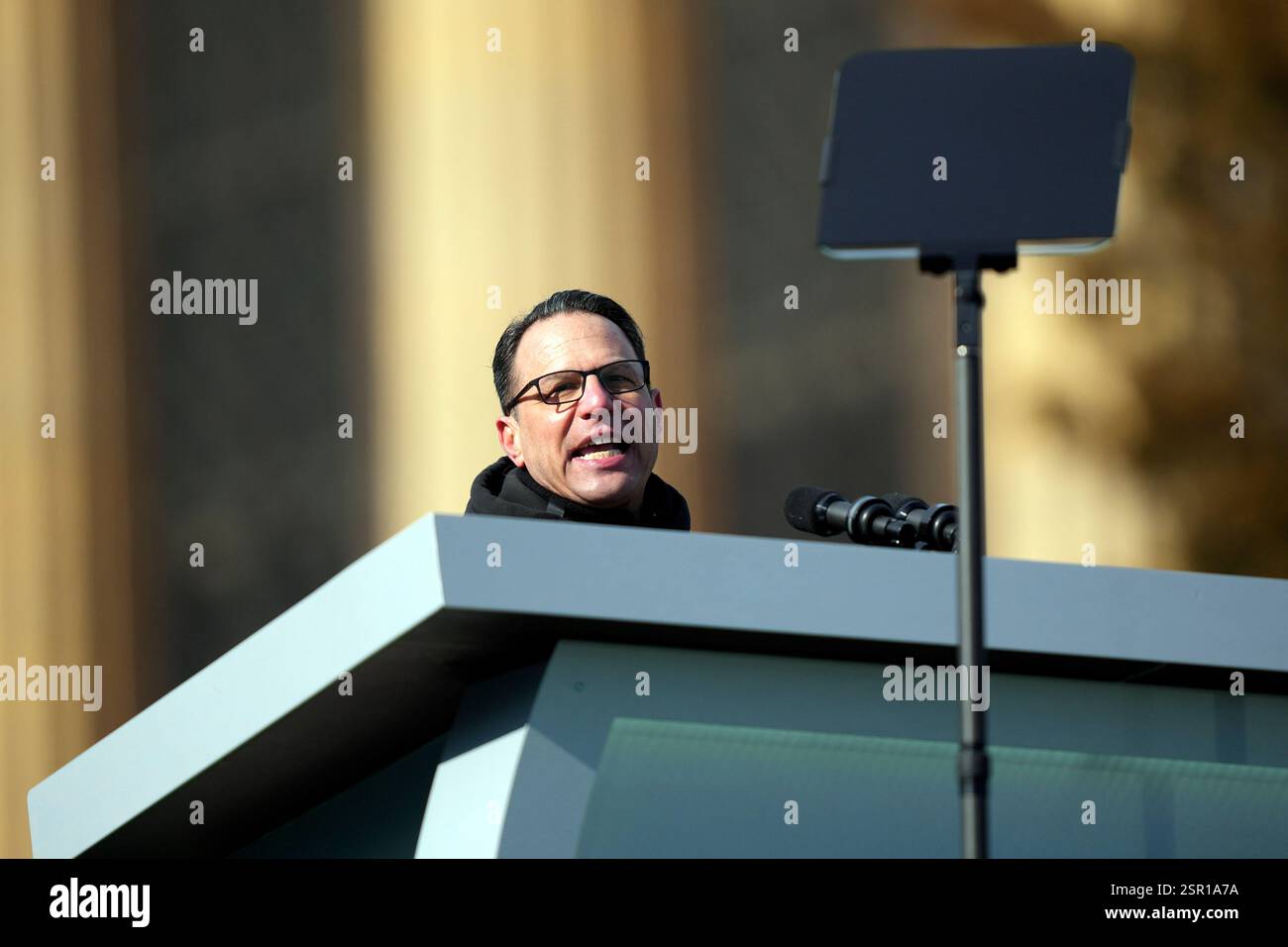 Pennsylvania Gov. Josh Shapiro speaks the Philadelphia Eagles' NFL ...
