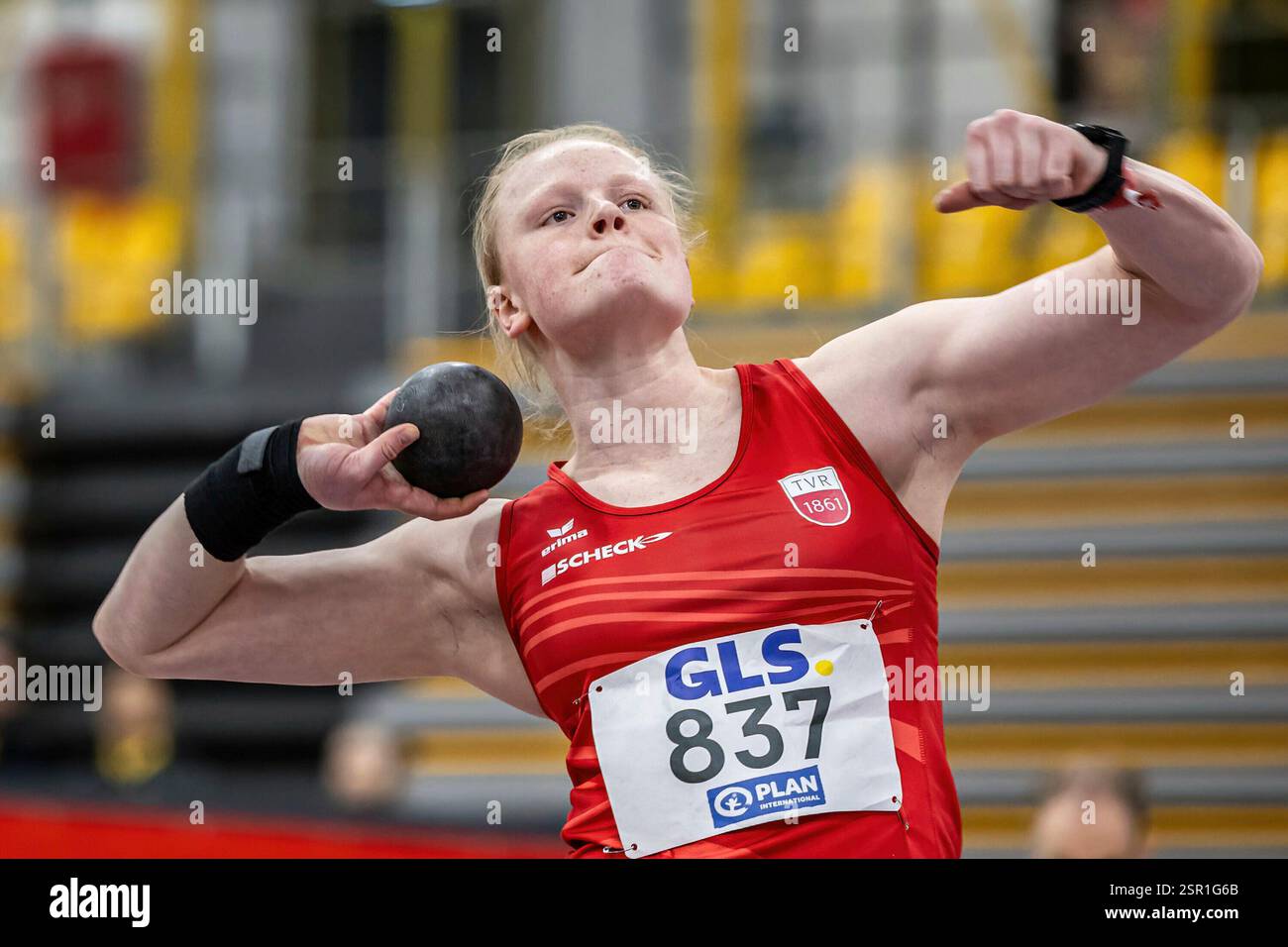 Dortmund, Deutschland. 14th Feb, 2025. Antonia Heberle (TV Rottenburg ...