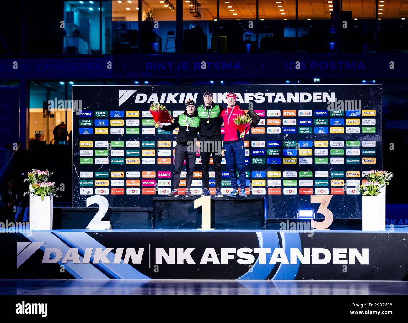 HEERENVEEN - Janno Botman, Jenning de Boo and Merijn Scheperkamp on the ...