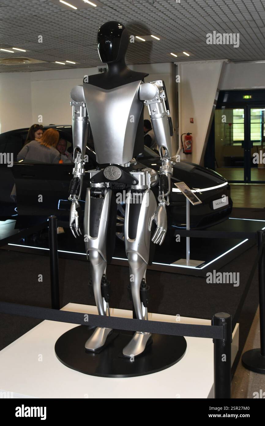 A robot seen displayed during the event. WAICF: World Artificial ...