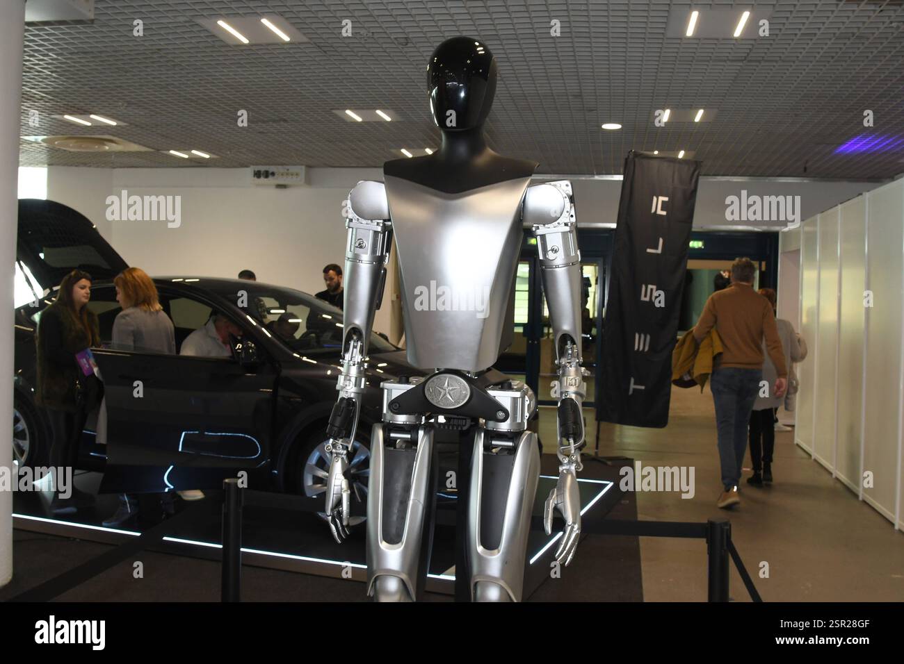 A robot seen displayed during the event. WAICF: World Artificial ...