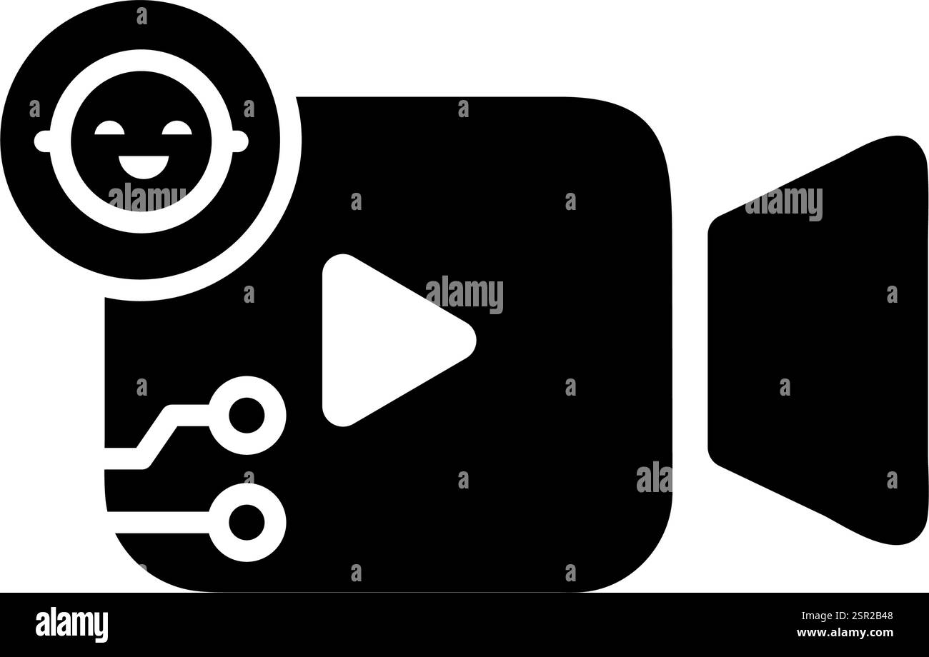 AI video camera with face recognition Stock Vector Image & Art - Alamy