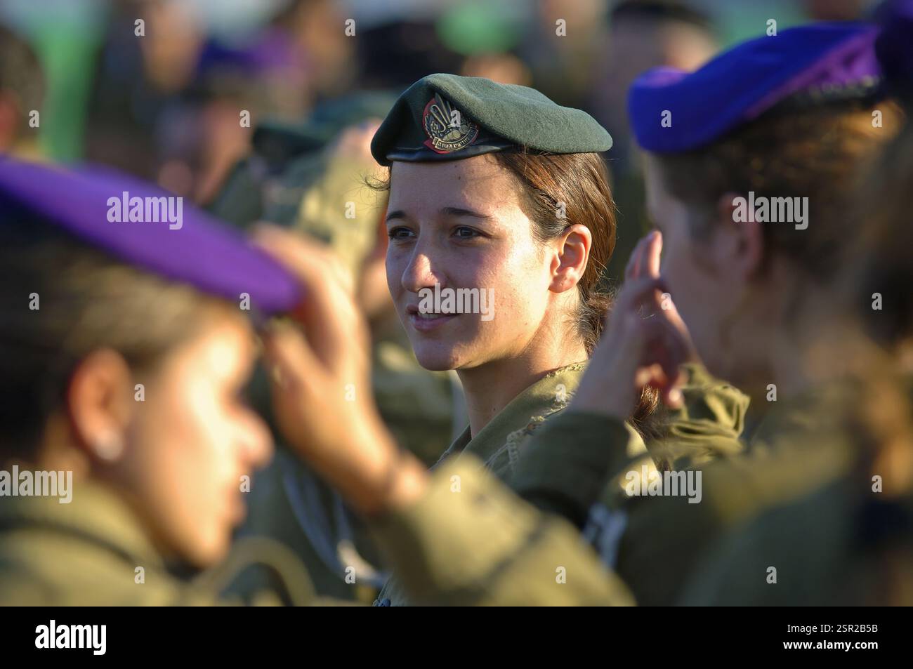 An Israeli female soldier of the Israeli Military Intelligence of the ...