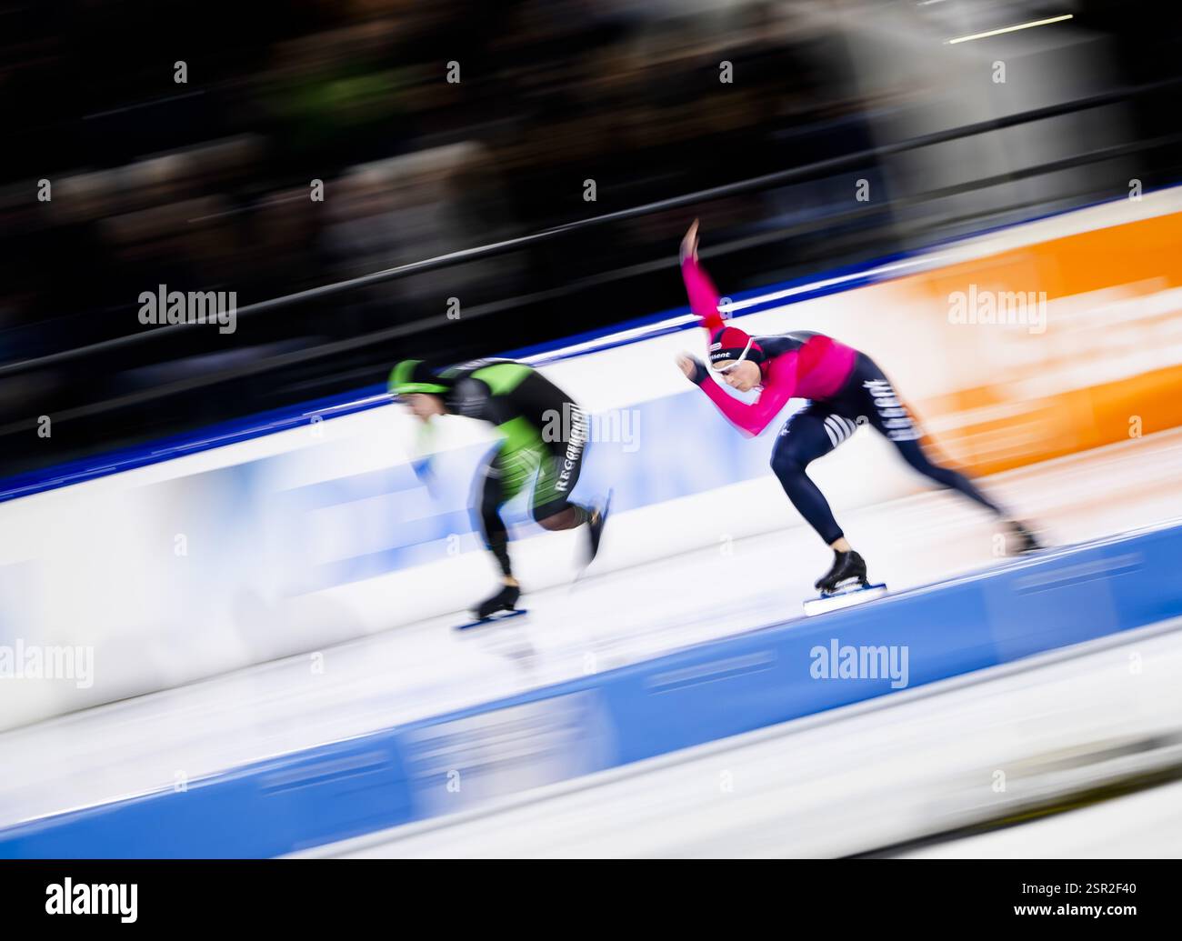 HEERENVEEN - Stefan Westenbroek and Merijn Scheperkamp in action on the ...