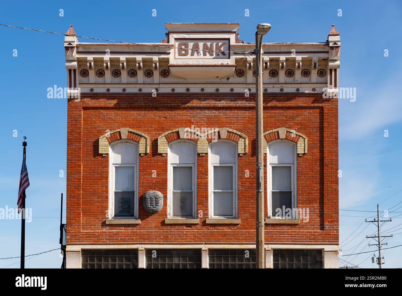 Downtown building and storefront in Stockton, Illinois, USA Stock Photo ...