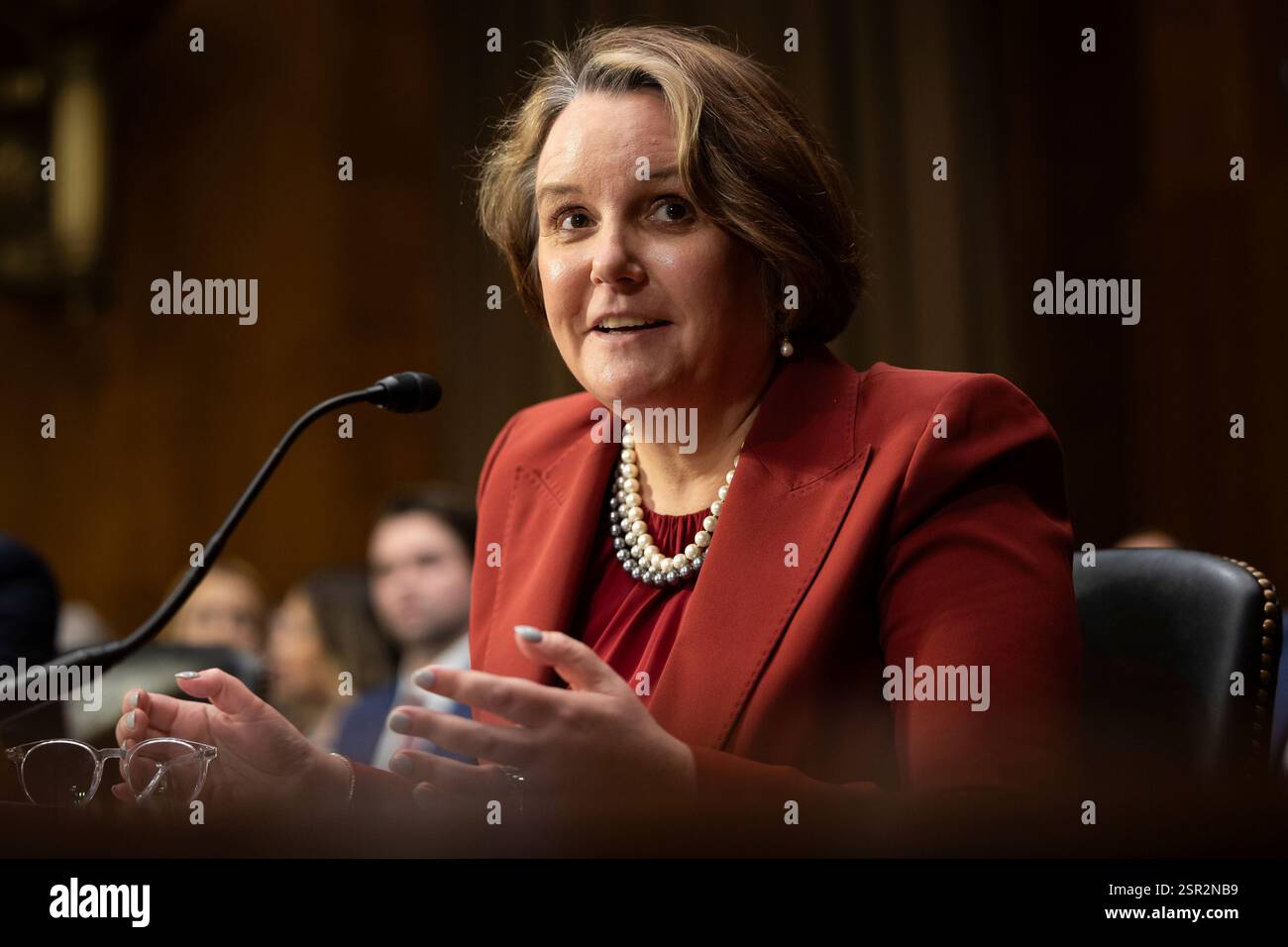Abigail Slater, nominee to be an assistant attorney general, testifies ...