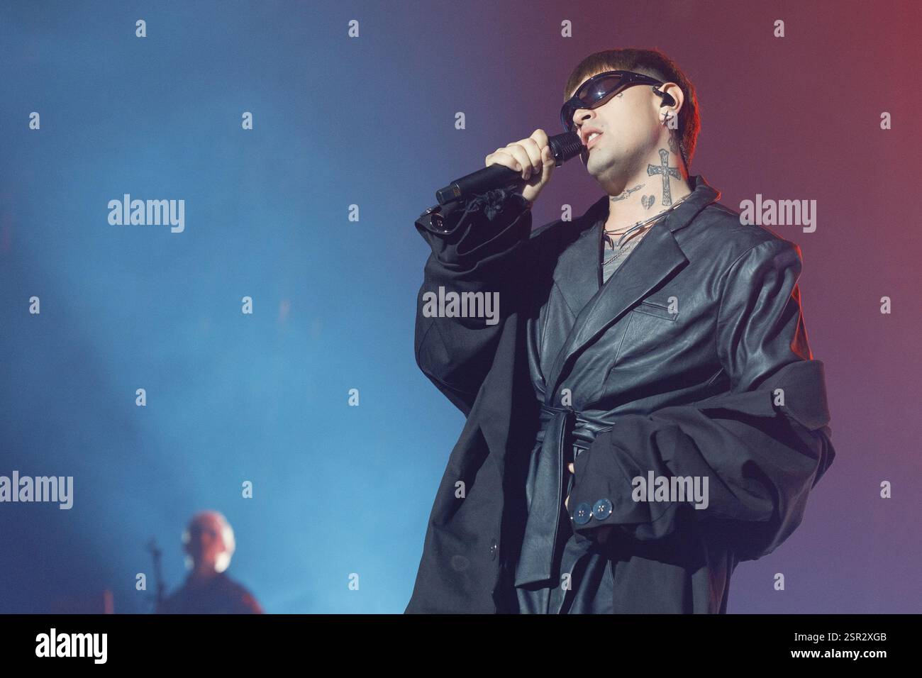 The artist Tiago PZK during his concert at the Movistar Arena, on 14 ...