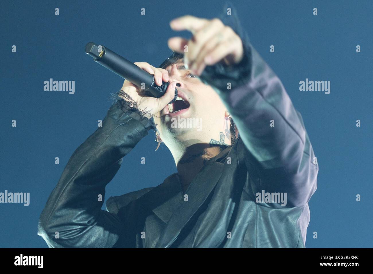 The artist Tiago PZK during his concert at the Movistar Arena, on 14 ...