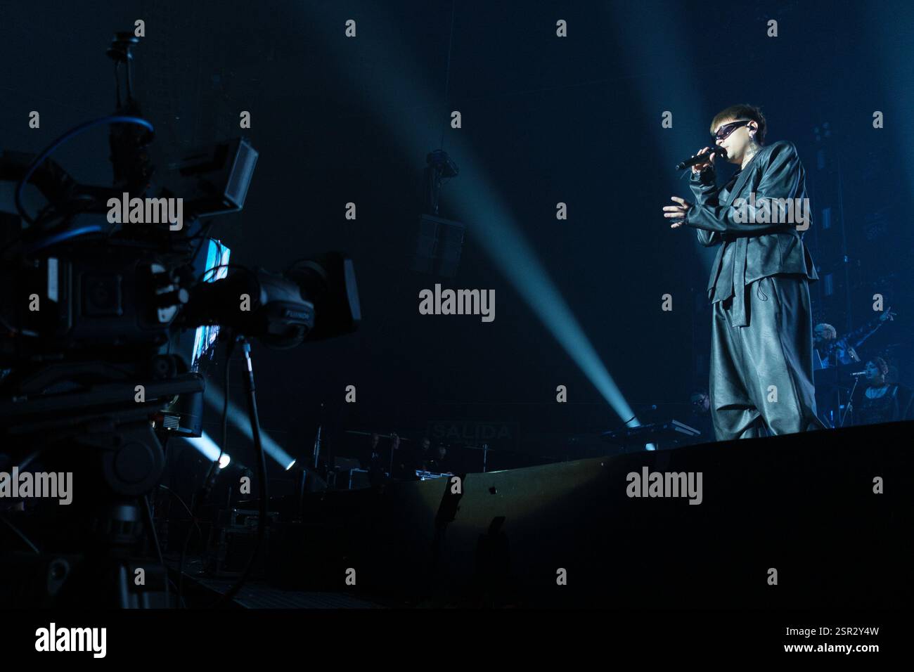 The artist Tiago PZK during his concert at the Movistar Arena, on 14 ...