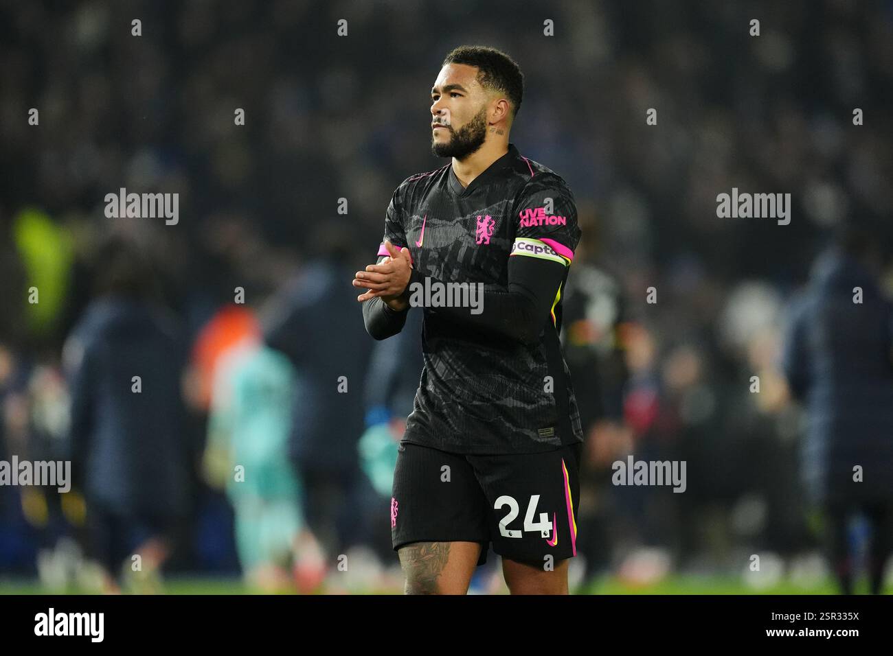 Chelsea's Reece James after the Premier League match at the American ...