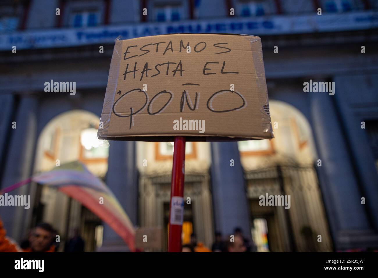 Madrid, Spain. 14th Feb, 2025. Rally of various LGTBIQ groups in front ...