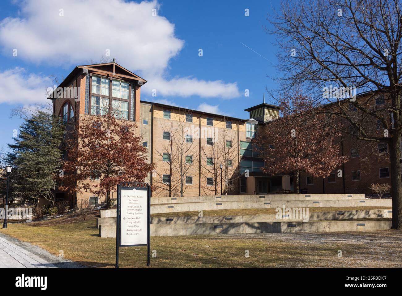 Scranton, PA - February 15, 2025 : building of the University of ...