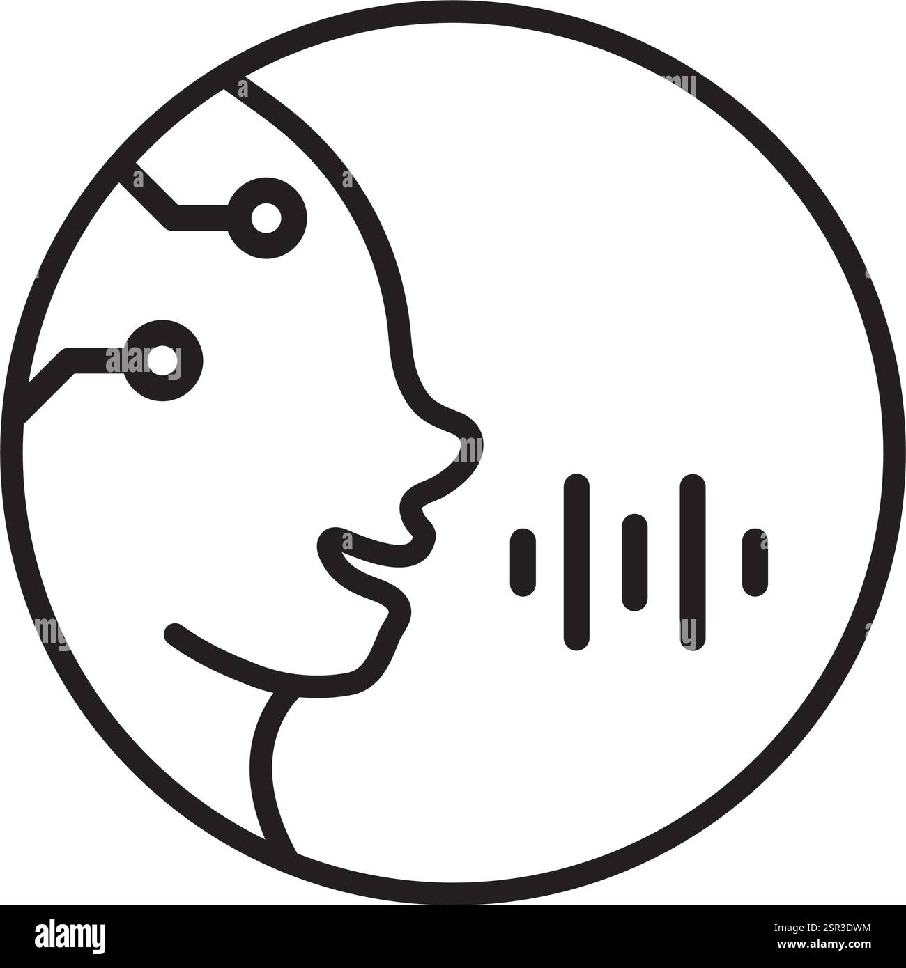 AI voice human interaction sound icon Stock Vector Image & Art - Alamy