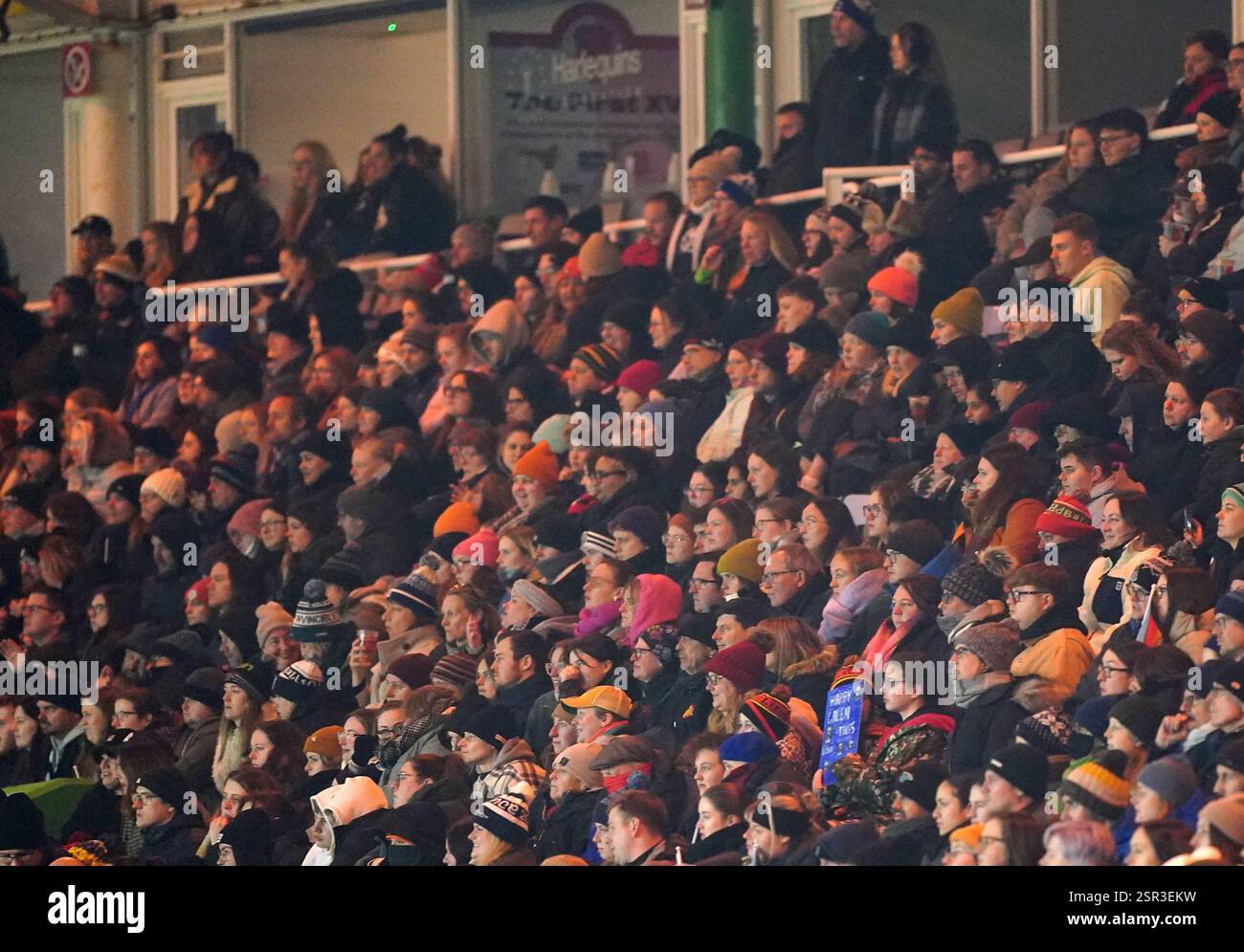 Fans in the stands following the Allianz Premiership Women's Rugby ...