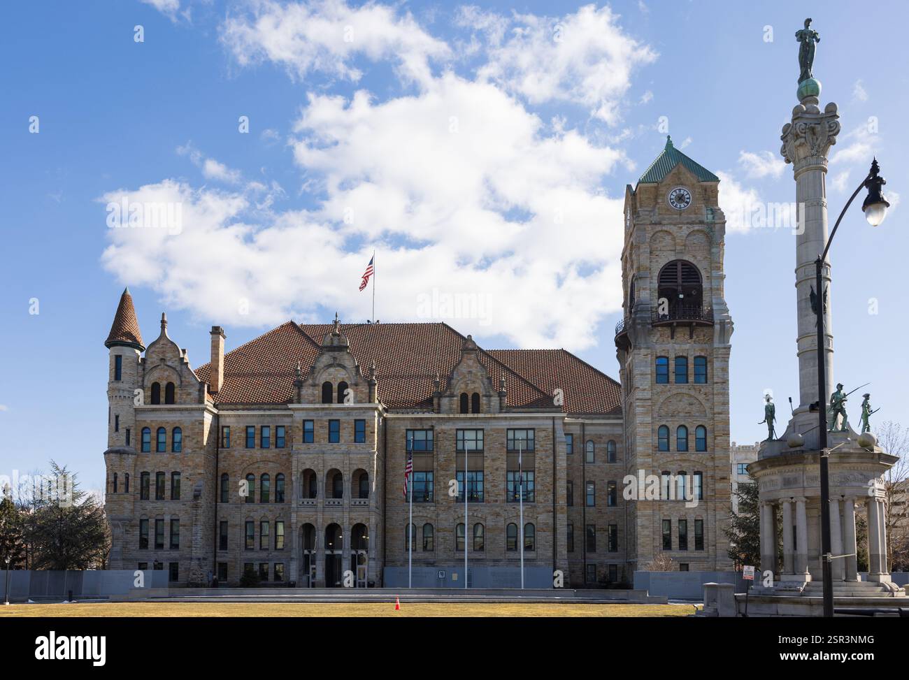 Scranton, PA - February 15, 2025 : Lackawanna County Courthouse, built ...