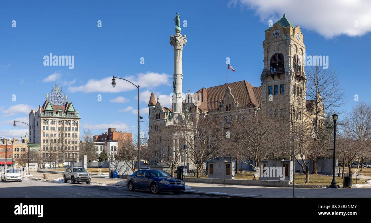 Scranton, PA - February 15, 2025 : Panorama view of Lackawanna County ...