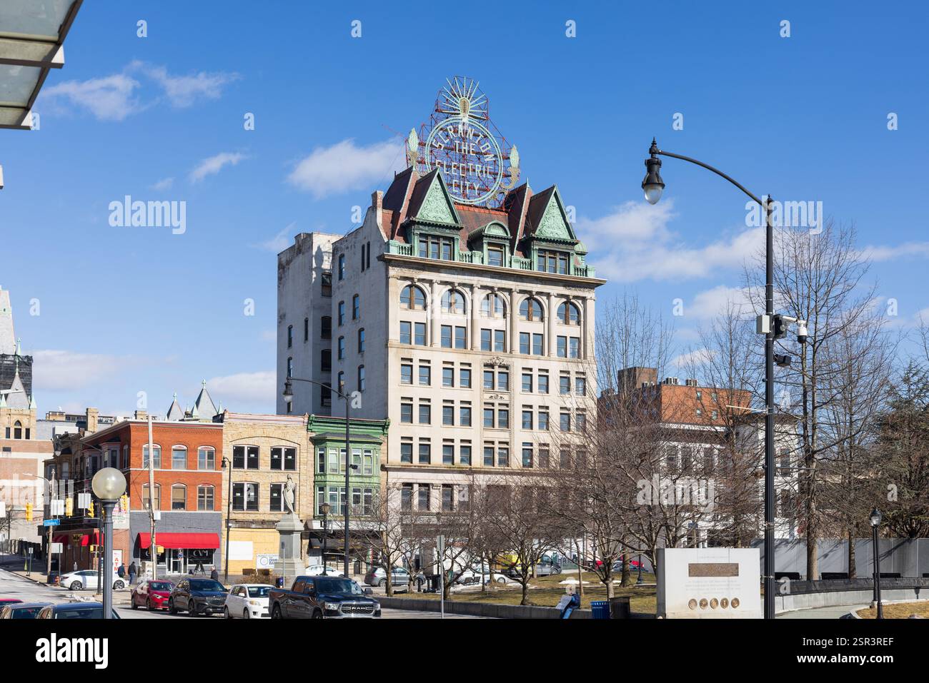 Scranton, PA - February 15, 2025 : Scranton Electric Building near ...